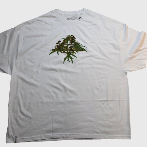 Lrg | Shirts | Lifted Research Group Lrg Mens Fung High Mushroom Graphic White Shirt New 4xl ...